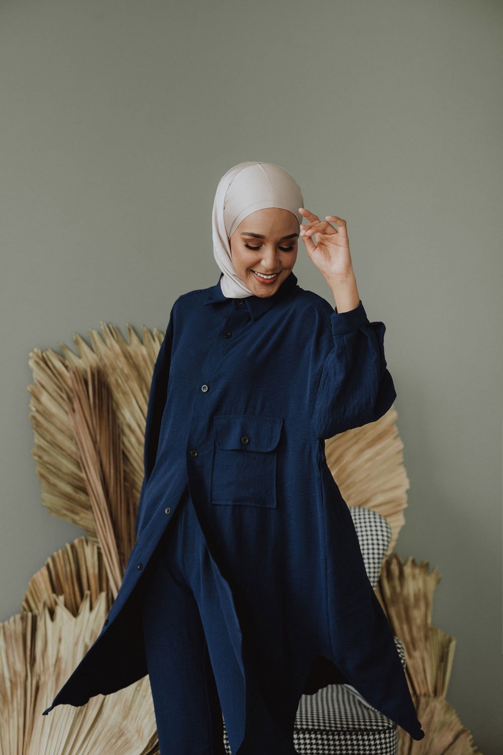 Alaiya Boyfriend Set - Navy
